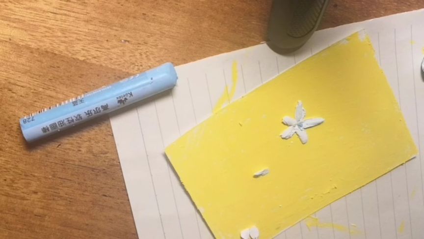 油画棒画一朵立体花ߌ�ߌ