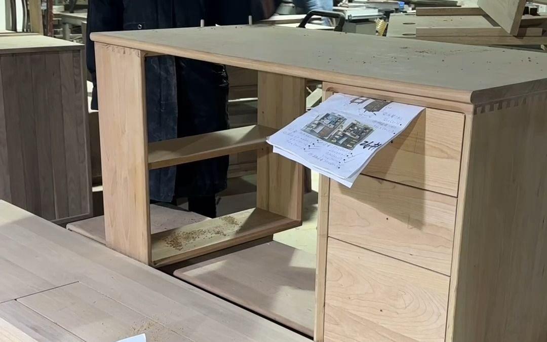 我要向全世界宣布,这张樱桃木实木学习桌超好用!