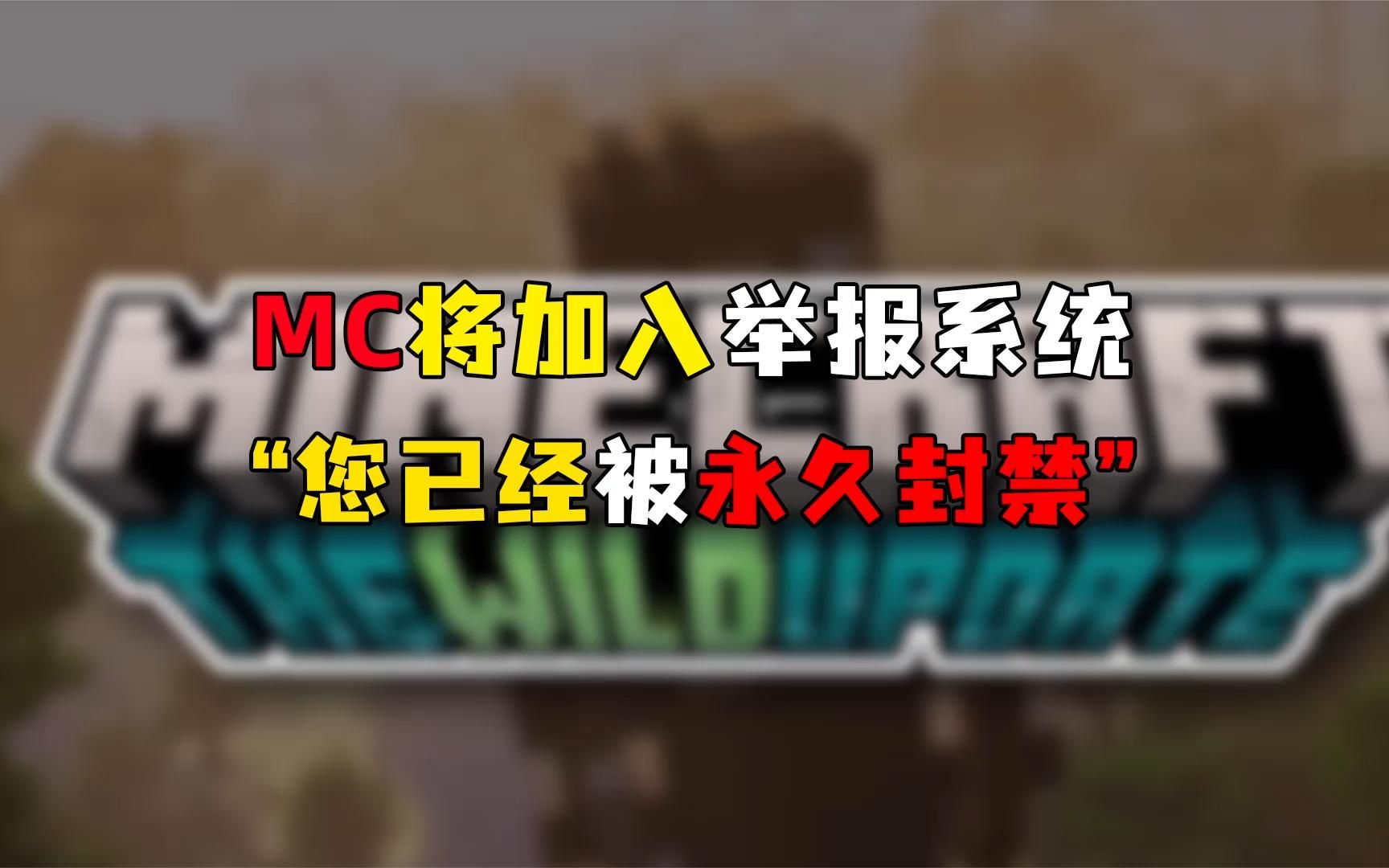 MC即将加入“封号”系统,玩家可能面临永久封号