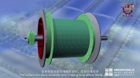 万丰JTP型矿用提升绞车三维演示—矿山机械