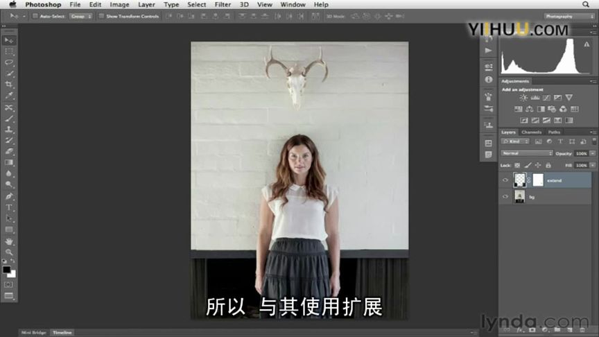 ps高手之基础:扩展图片,加宽相片成尺寸,这个小技能学会了吗