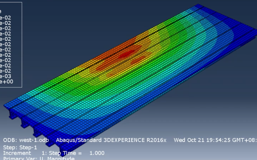 ABAQUS T梁桥建模实例【入门教程】