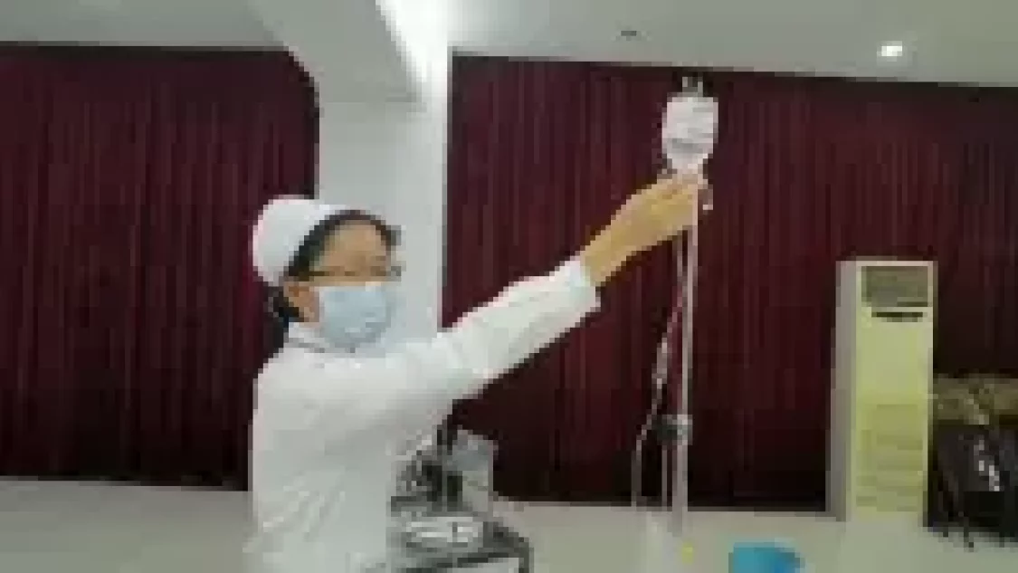 密闭式静脉留置针操作流程