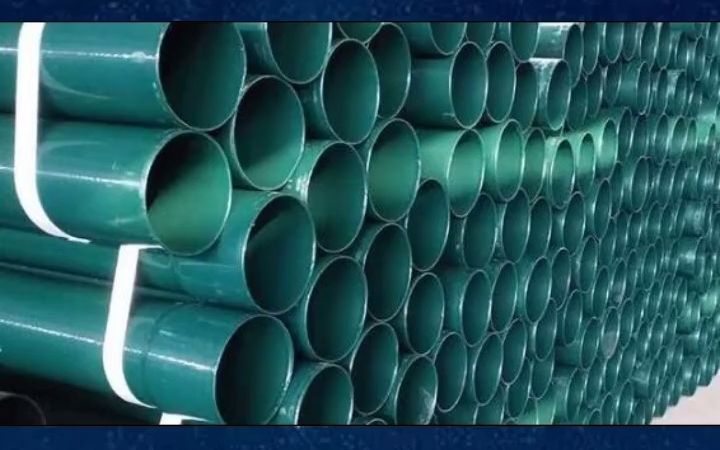 复合涂塑钢管#110mpp电力管#可定制 #绿色热浸塑钢管