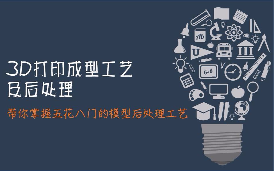 【3D打印】3D打印成型工艺及模型后处理