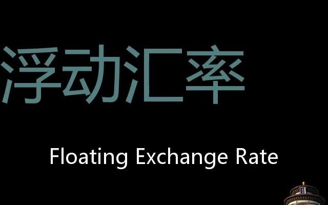 浮动汇率 Chinese Pronunciation Floating exchange rate
