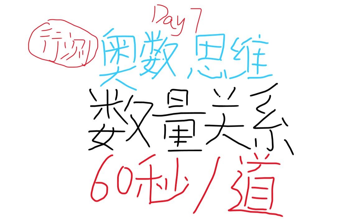 钟表快了怎么算?行测奥数思维:数量"60秒1道"如何养成day7!每天2...