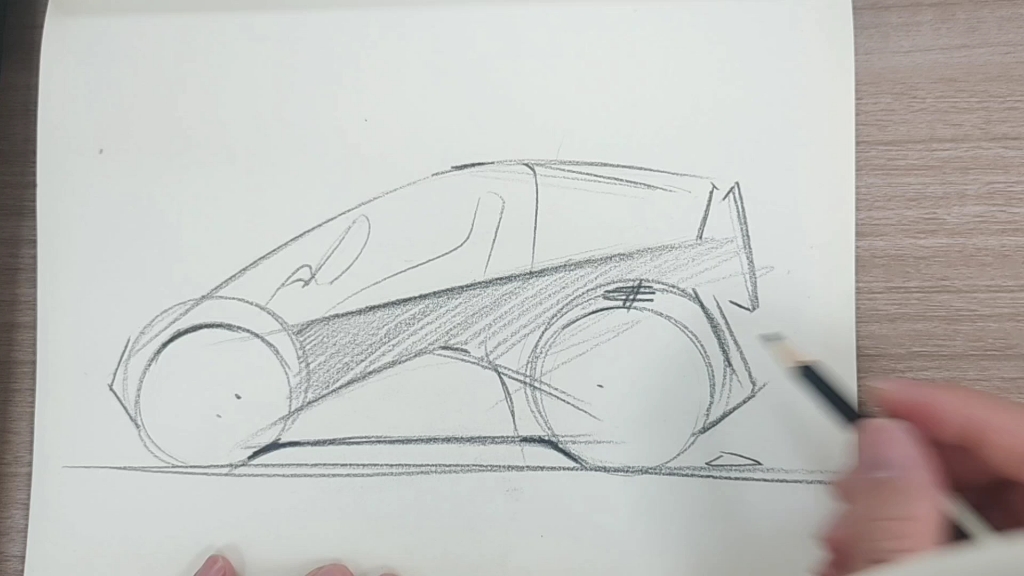 【设计手绘日常分享】画画汽车造型