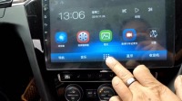 一汽大众迈腾中控屏胎压复位演示