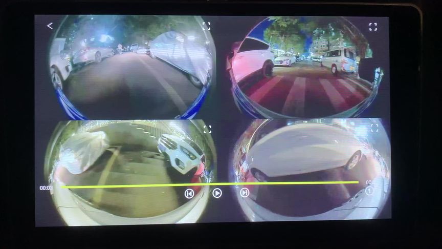 360全景影像自带四路行车记录仪功能#行车记录仪 #倒车影像