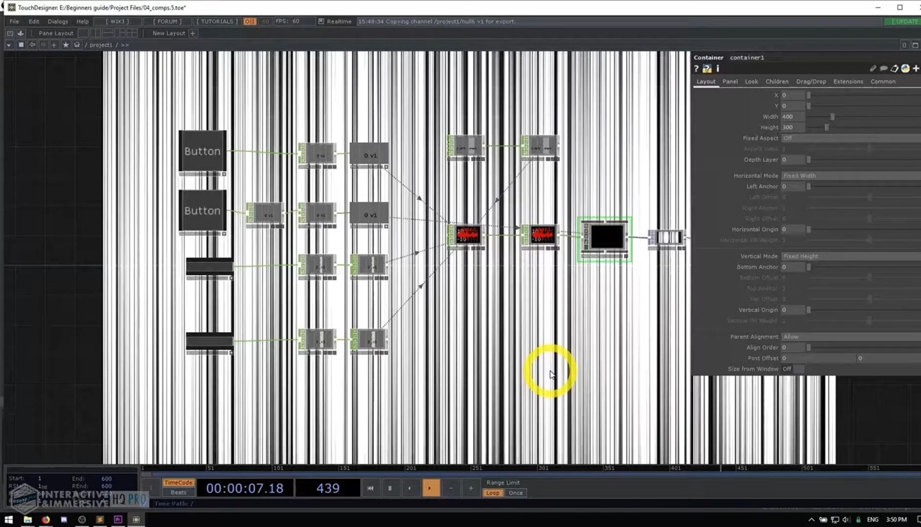touchdesigner中DAT元件基础教程|slider 通过text、table DAT切换文字...