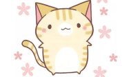 简单可爱的小猫咪儿童卡通简笔画