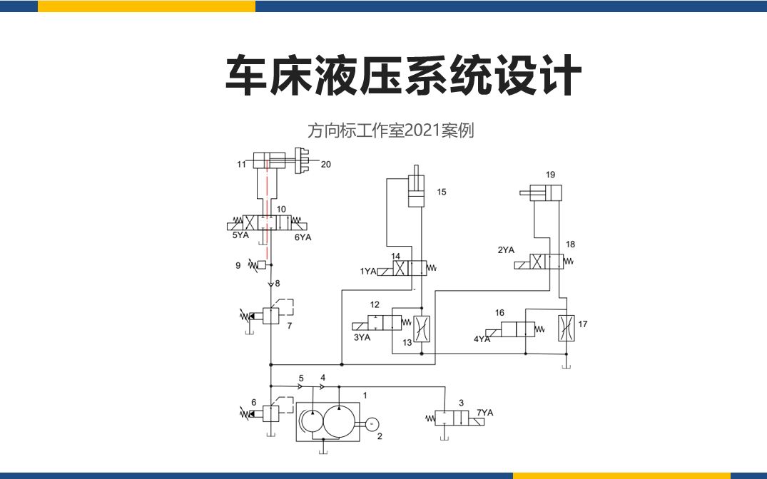 机械毕设案例:车床液压系统设计,含说明书,液压图
