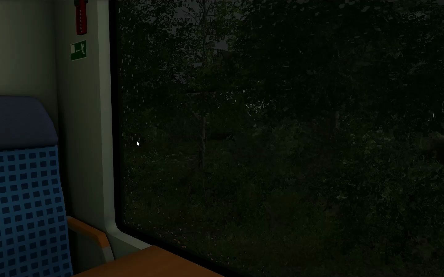 坐火车看窗外的夜景_哔哩哔哩bilibili_模拟火车