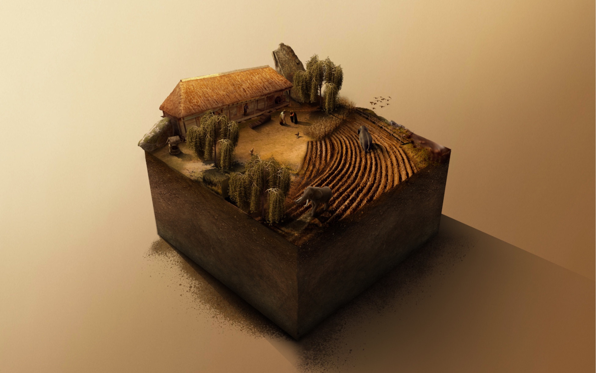 PS绘图简教程|NFT数字藏品之孝感动天