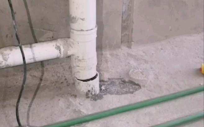 水电安装 排水立管改三通教程