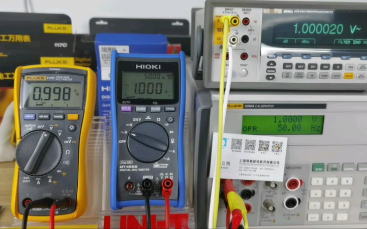一千元价位FLUKE福禄克117C万用表HIOKI日本日置DT4256对比