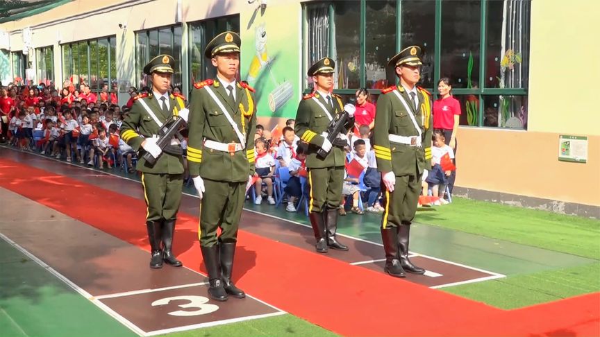 国防教育从娃娃抓起,少年强则中国强,少年进步则中国进步