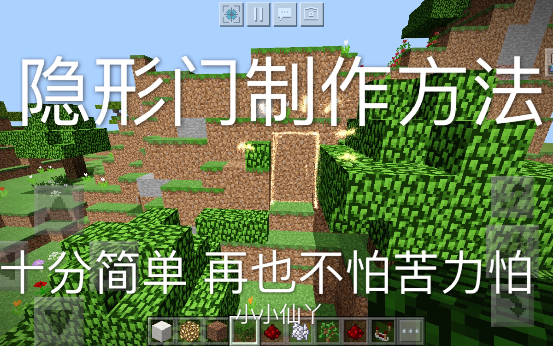 【第五期】【我的世界】我的世界隐形门建筑