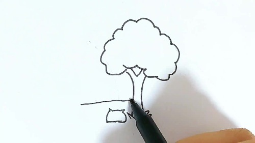 大树怎么画?创意简笔画,儿童画,少儿创意美术,大树简笔画