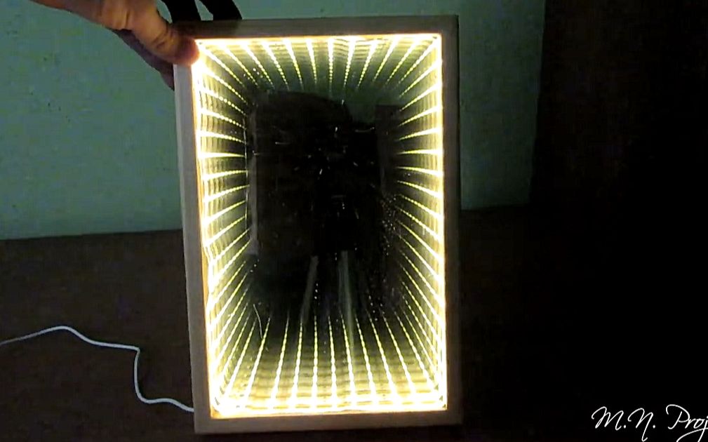【手工制作】制作一个LED灯无限镜