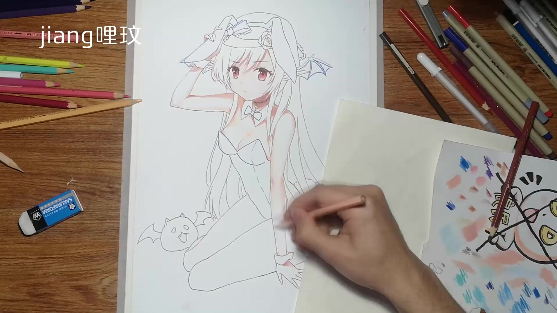 手绘动漫插画教程～