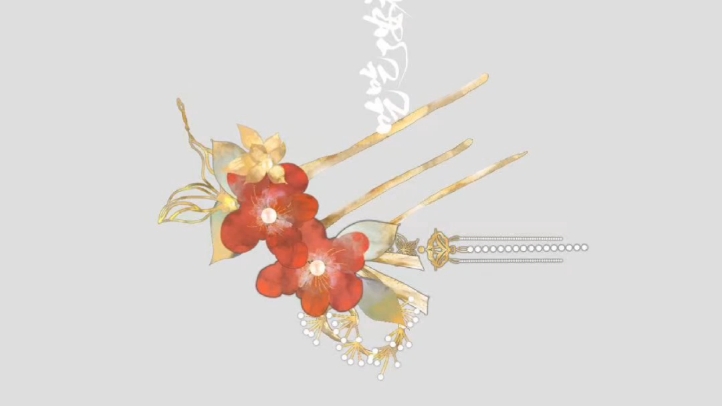 最近的发簪设计图纸展示