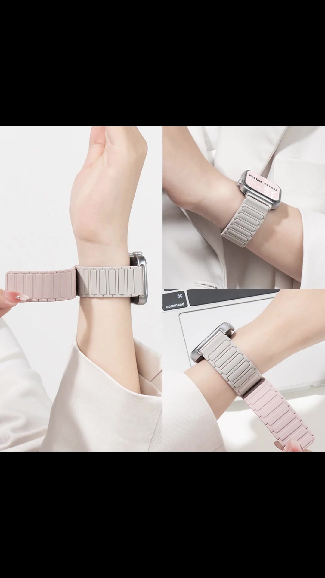 适用华为FIT4表带FIT3/2智能手环腕带watchfit4pro硅胶表带磁吸#表带 ...