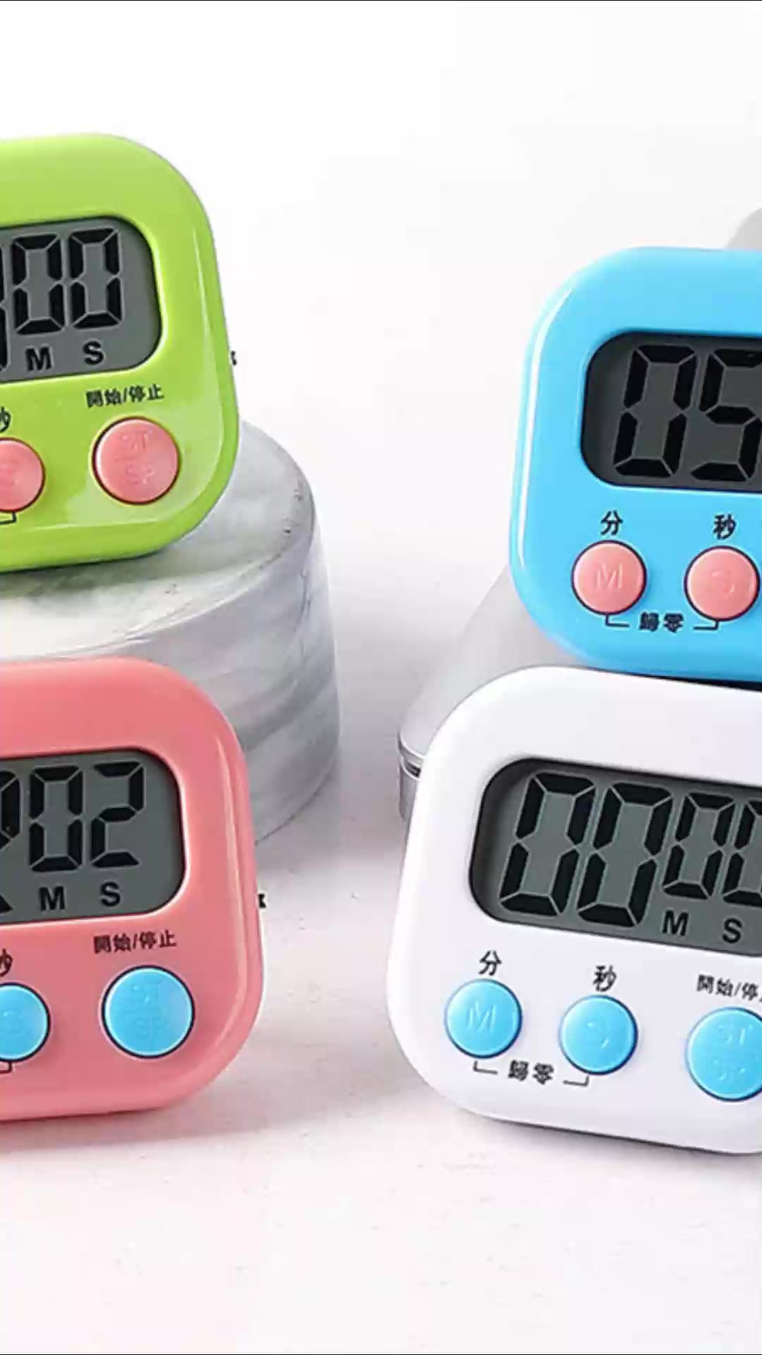 厨房定时器提醒器小闹钟记时器家用创意倒计时电子秒表学生计时器#...