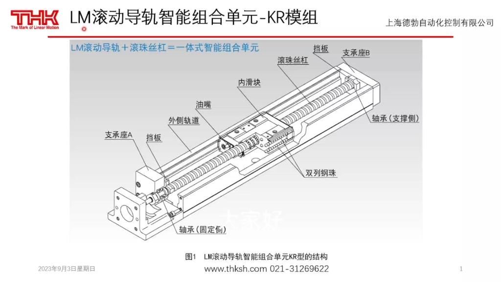 THK直线模组KR系列介绍视频