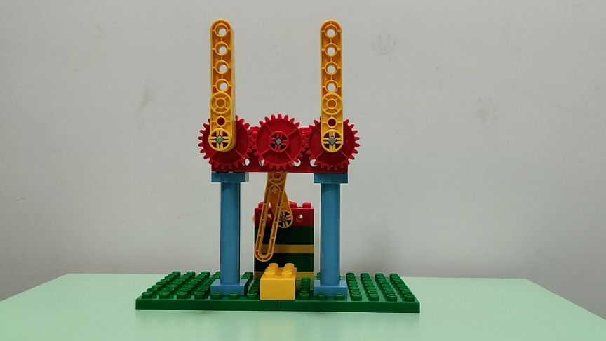 乐高大颗粒积木定格动画制作:雨刷器