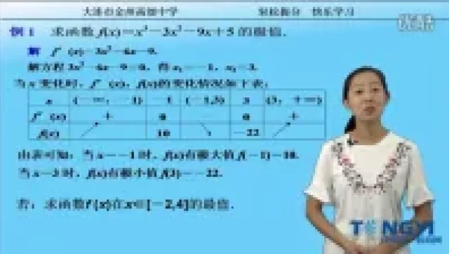 导数与函数的极值、最值