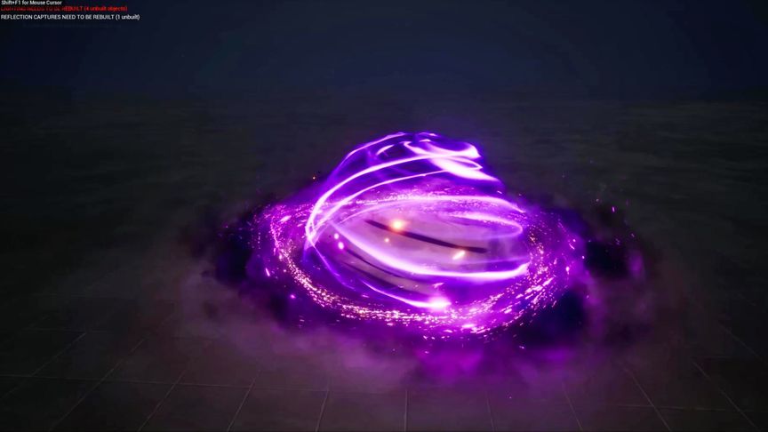 【虚幻引擎】 ue4 particle 漂亮的魔法漩涡效果