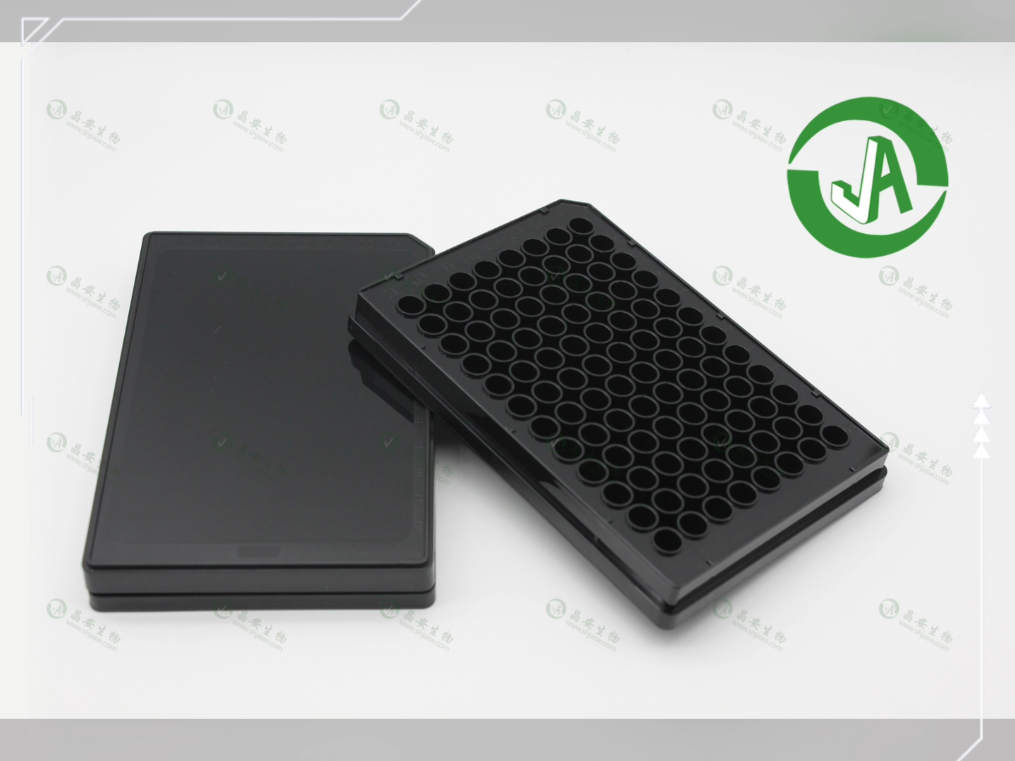 96孔黑色细胞培养板 白色酶标板 荧光板 发光板 分析板 96孔全黑全白...