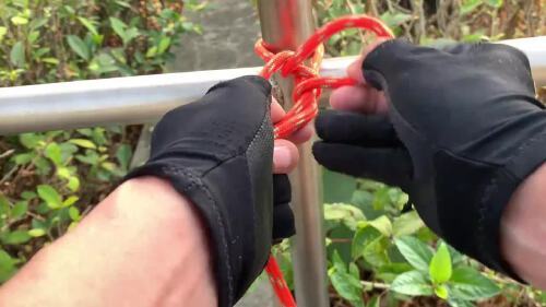 户外必备!一学就会的活动定位绳结救命绑法