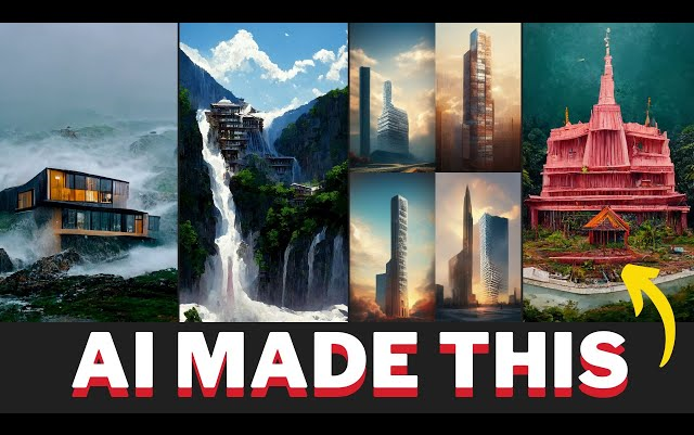 【AI建筑设计师】使用人工智能进行建筑草图和艺术设计| Midjourney
