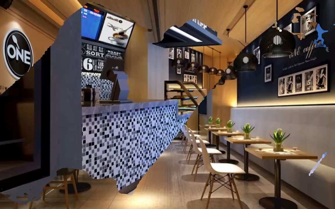 咖啡厅.咖啡馆室内设计案例效果图