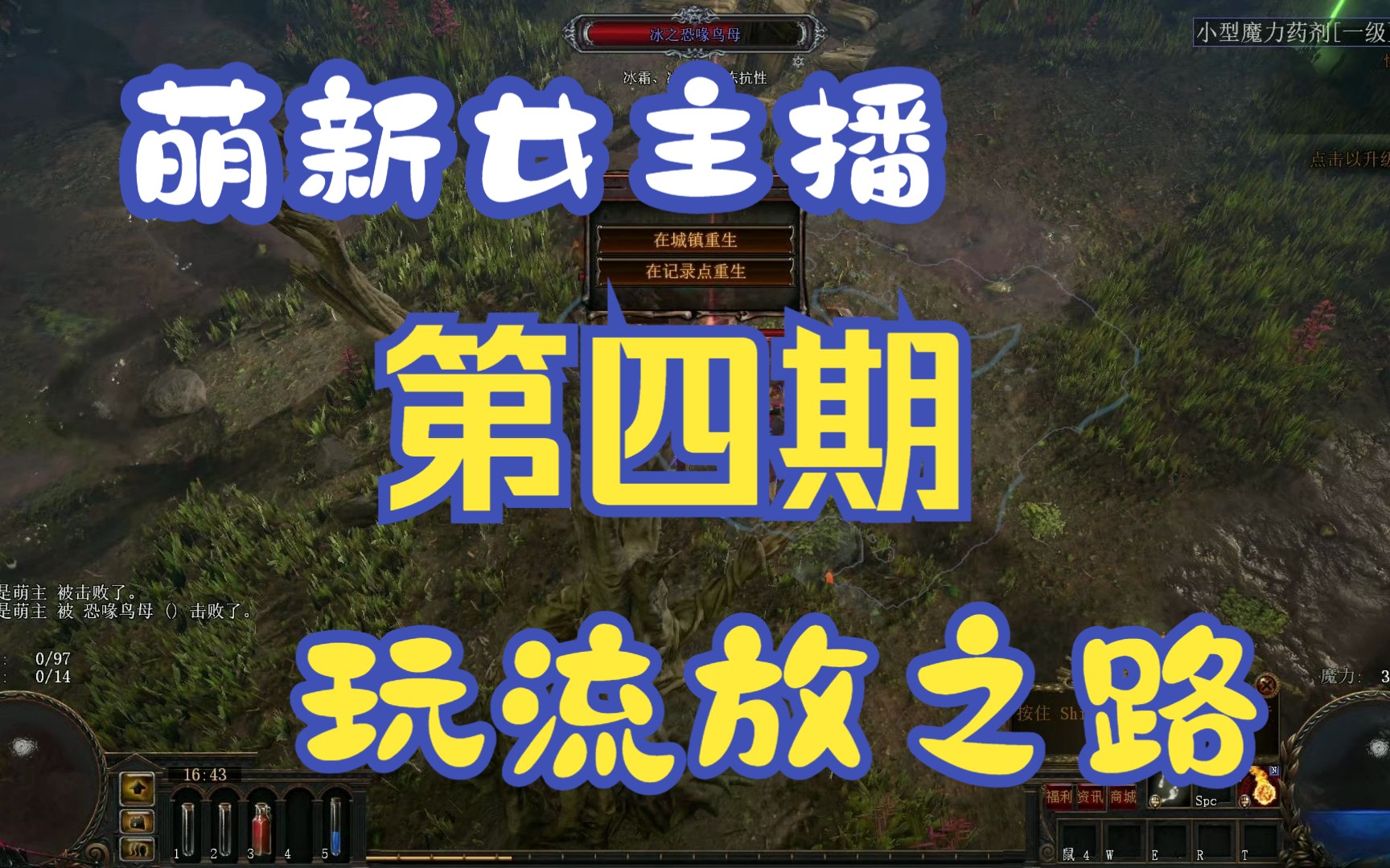 流放之路萌新女主播(四)_游戏热门视频