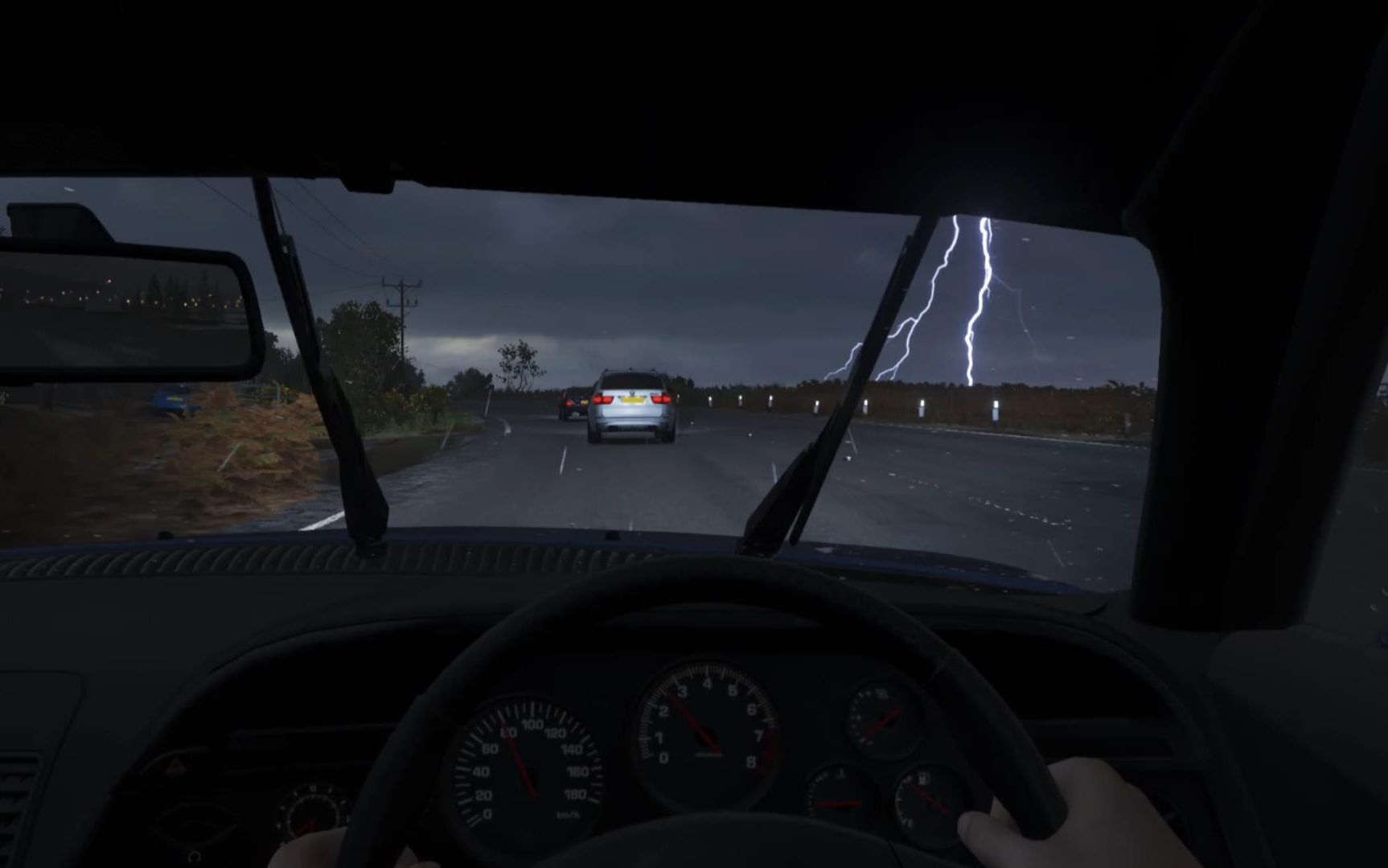 听着《轨迹》雨夜逛财富岛是什么体验?【Forza Horizon 4】