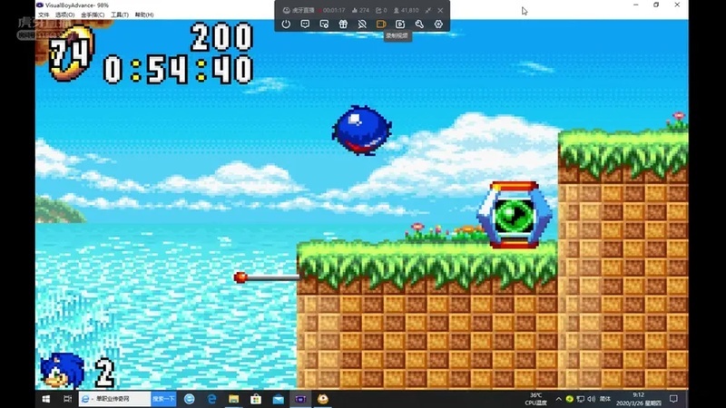 gba模拟器[索尼克A1]简单试玩