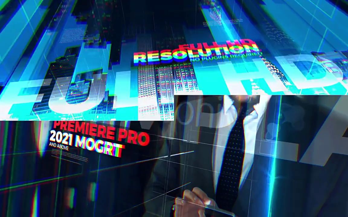 现代科技感公司企业会议宣传展示动画PR模板 Business Promo - VFX...