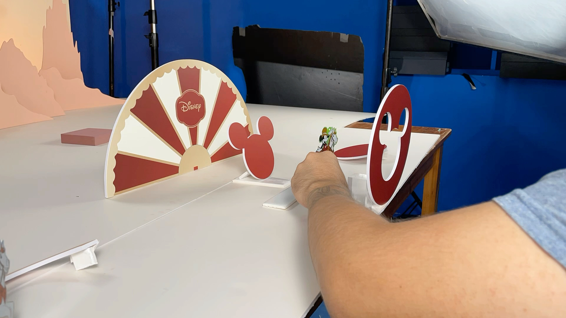 迪士尼产品定格动画拍摄