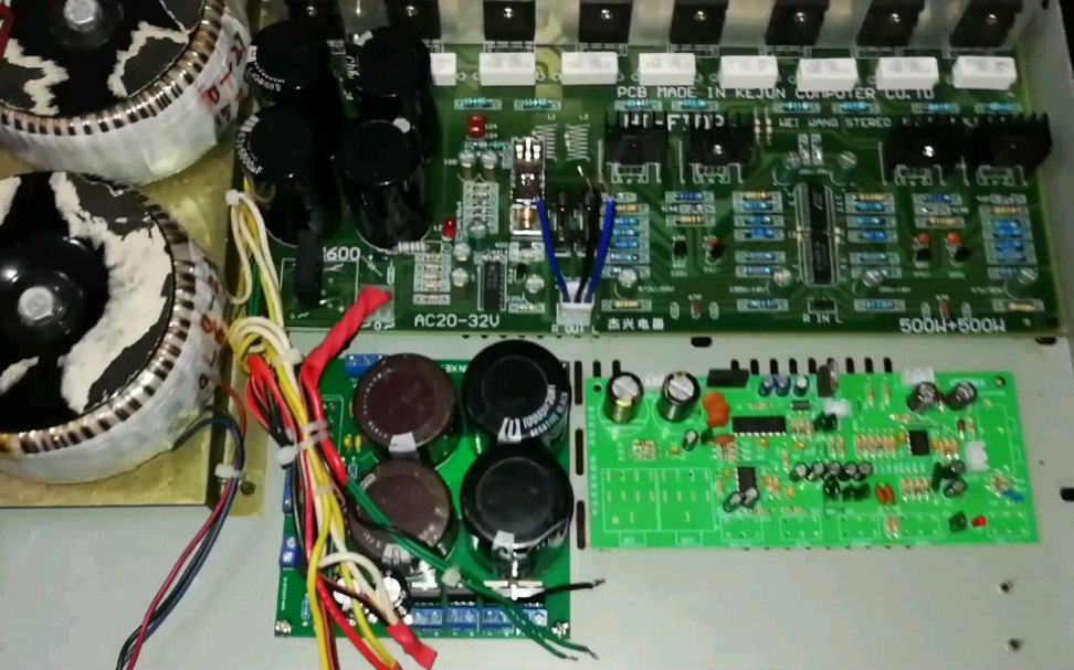 【上集】改造300瓦甲乙类家用卡拉OK功放