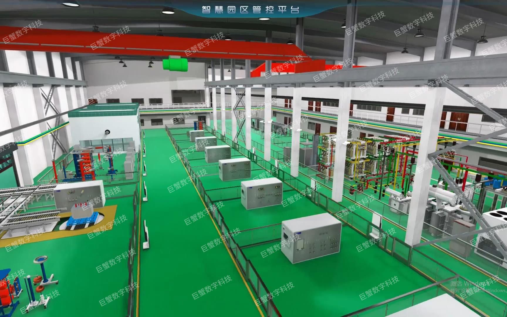 ...孪生,智慧园区管控平台,3D数据可视化管理大屏,三维虚拟仿真管理系统