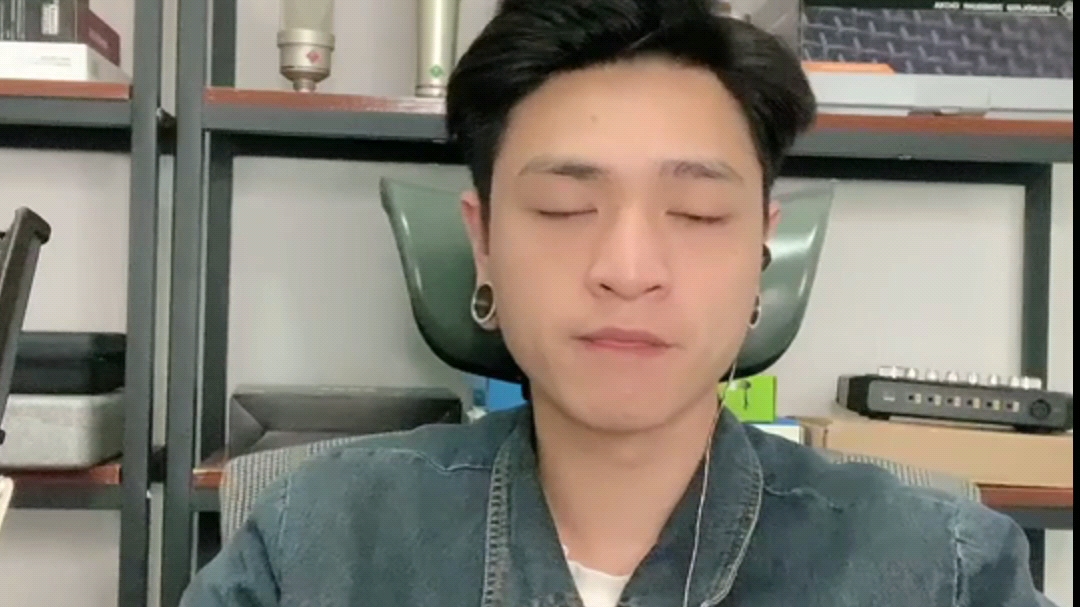 干声与搭配麦克和声卡的对比测试,清唱测试。