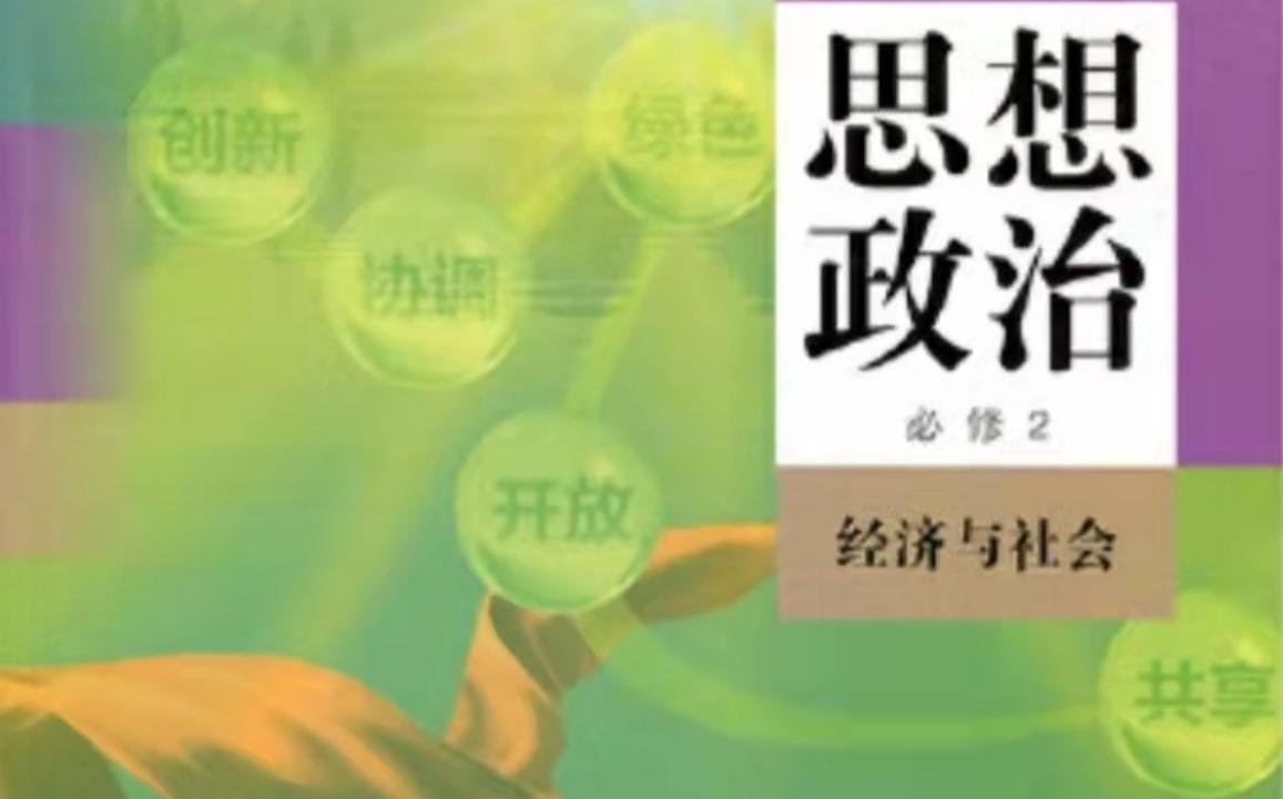 人教版高中政治必修二 经济与社会