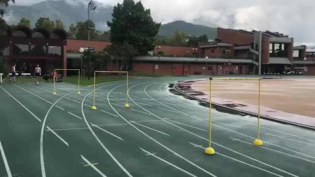 跨栏训练#弹跳训练 今天你练弹跳了么?