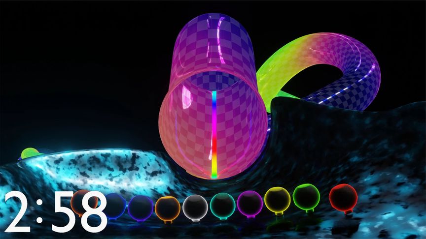 奔跑吧,炸弹!管道弹珠比赛,倒计时3分钟同时爆炸