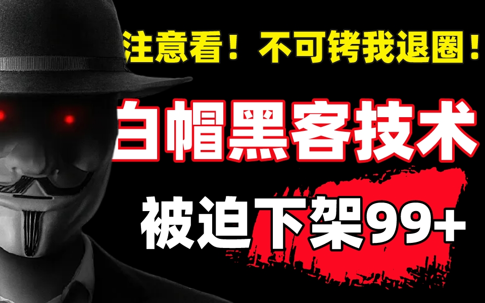 ...入门到入狱!网络安全/黑客/信息安全/web安全/渗透测试/社会工程学