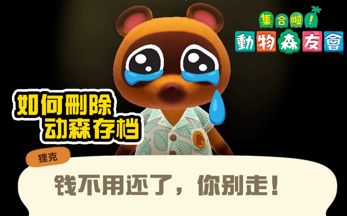 【百变象】如何删除动森存档——删档之后会发生什么?【集合啦!动物...